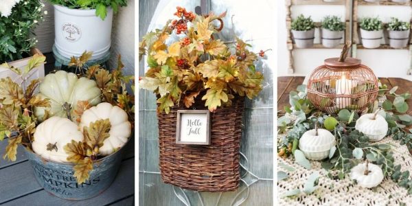 18 Easy Fall Basket and Crate Decorating Ideas - You Should Grow